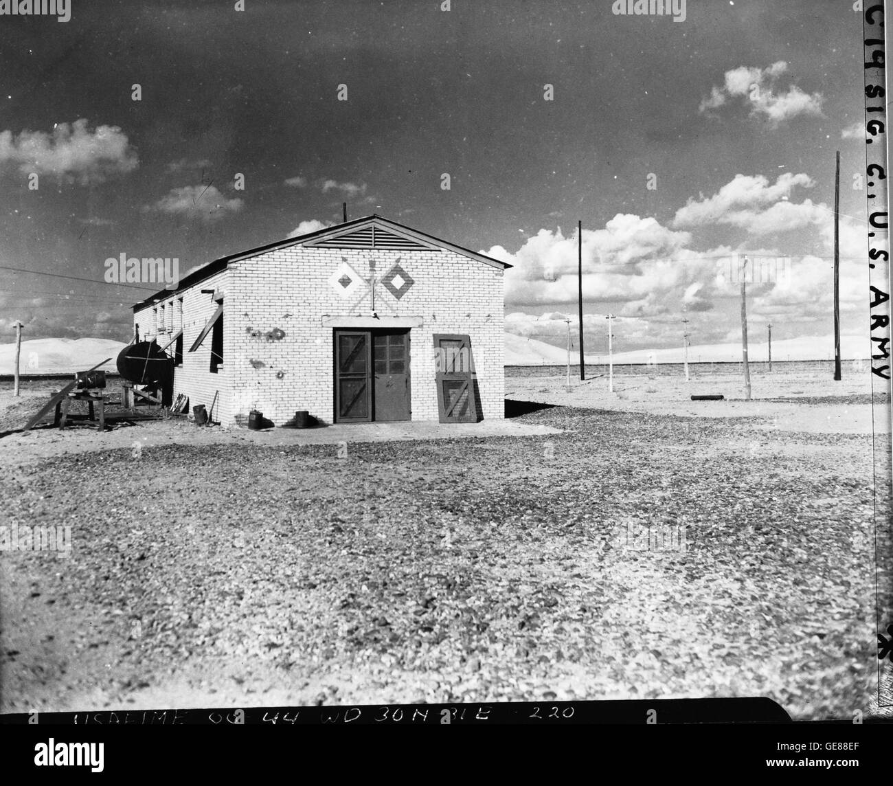 Vintage Photograph, Camp Huckstep, Egypt, World War Two, 1944 Stock ...