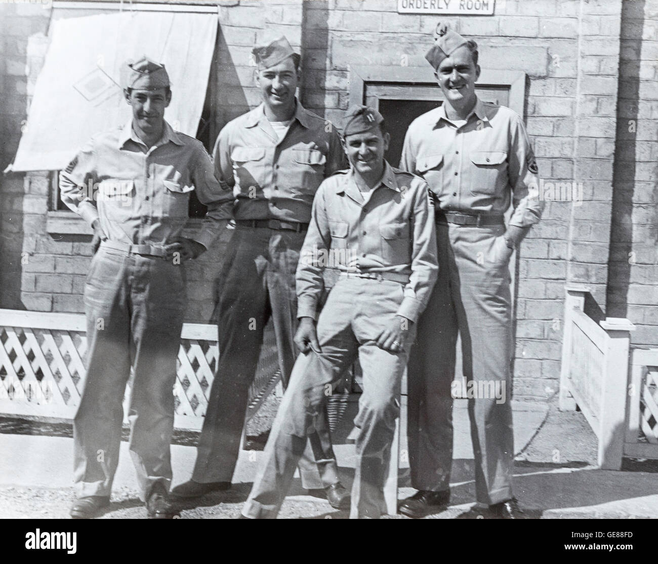 Vintage Photograph, Camp Huckstep, Egypt, World War Two, 1944 Stock ...
