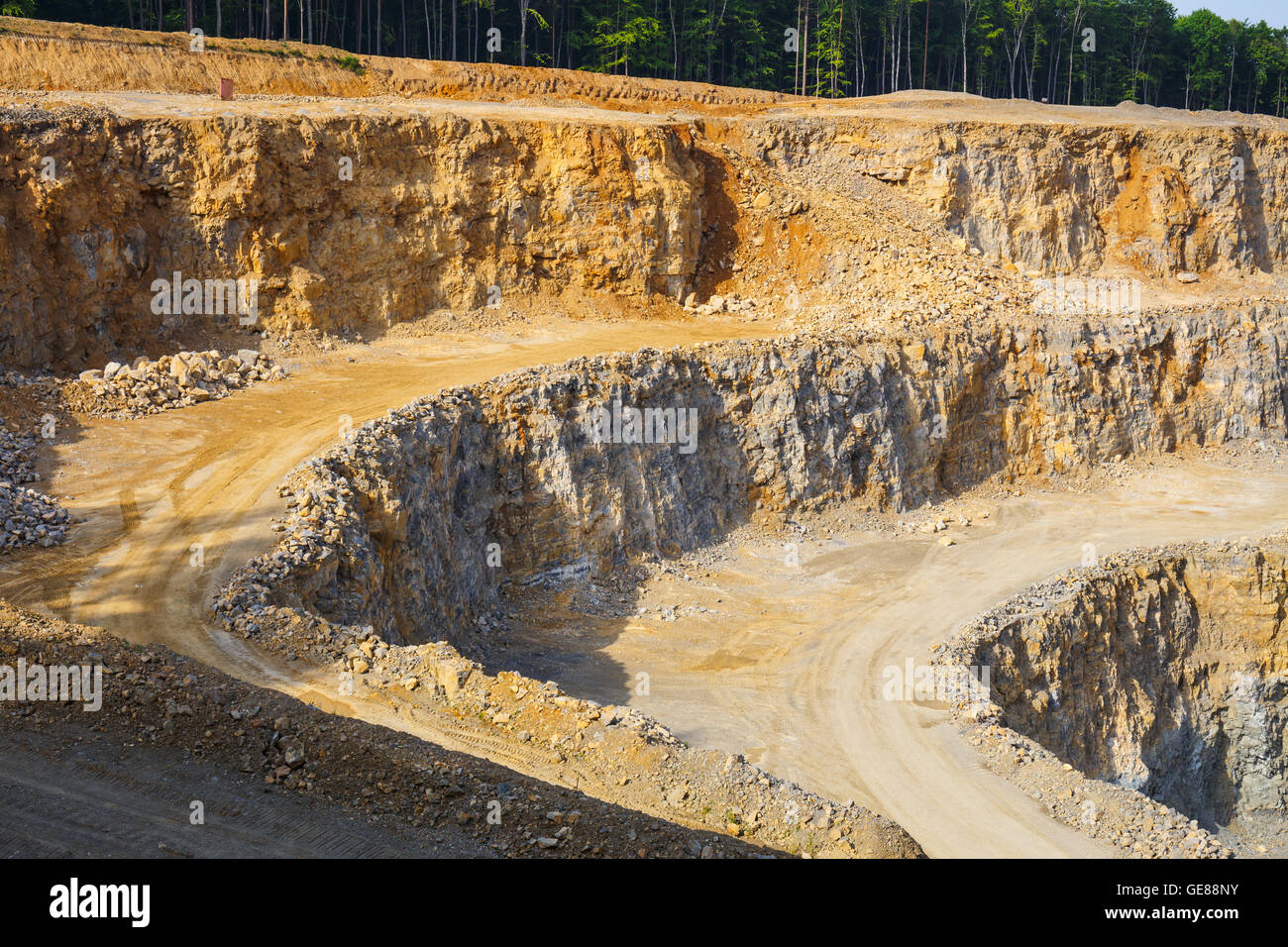 Quarry in Poland Stock Photo - Alamy