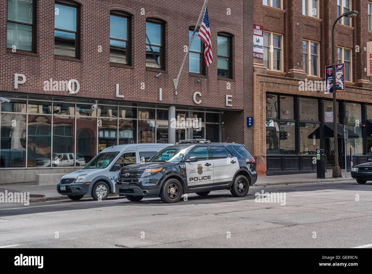 Minneapolis 1st Precinct Police Station Stock Photo - Alamy
