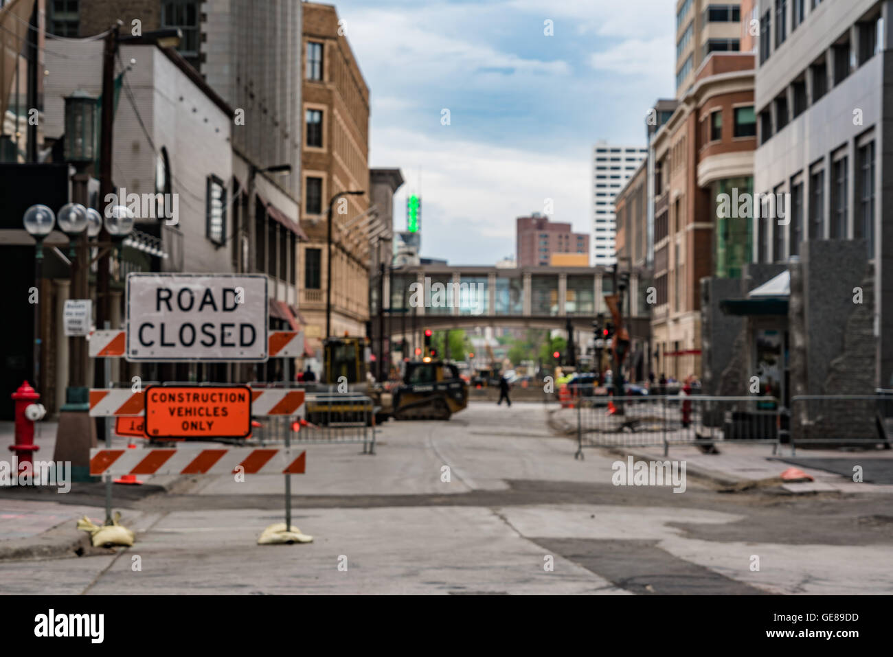 Minneapolis road sign hi-res stock photography and images - Alamy