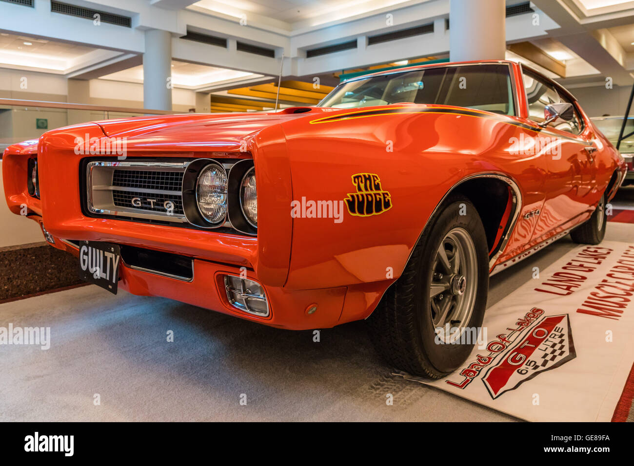 The Judge - Orange Pontiac GTO Stock Photo - Alamy