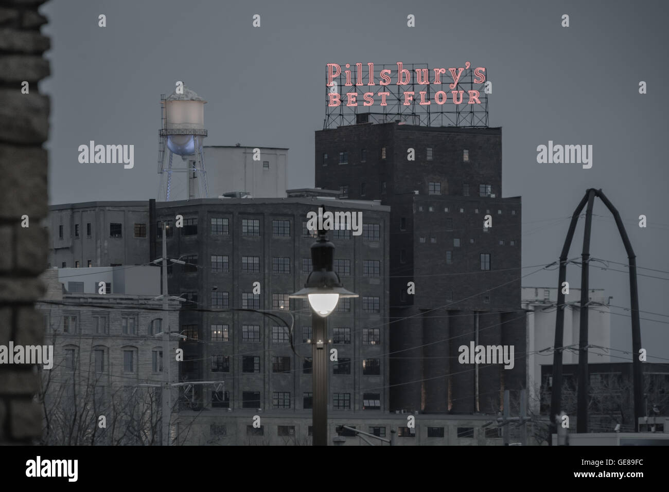 Pillsbury Flour Sign - Minneapolis Stock Photo - Alamy