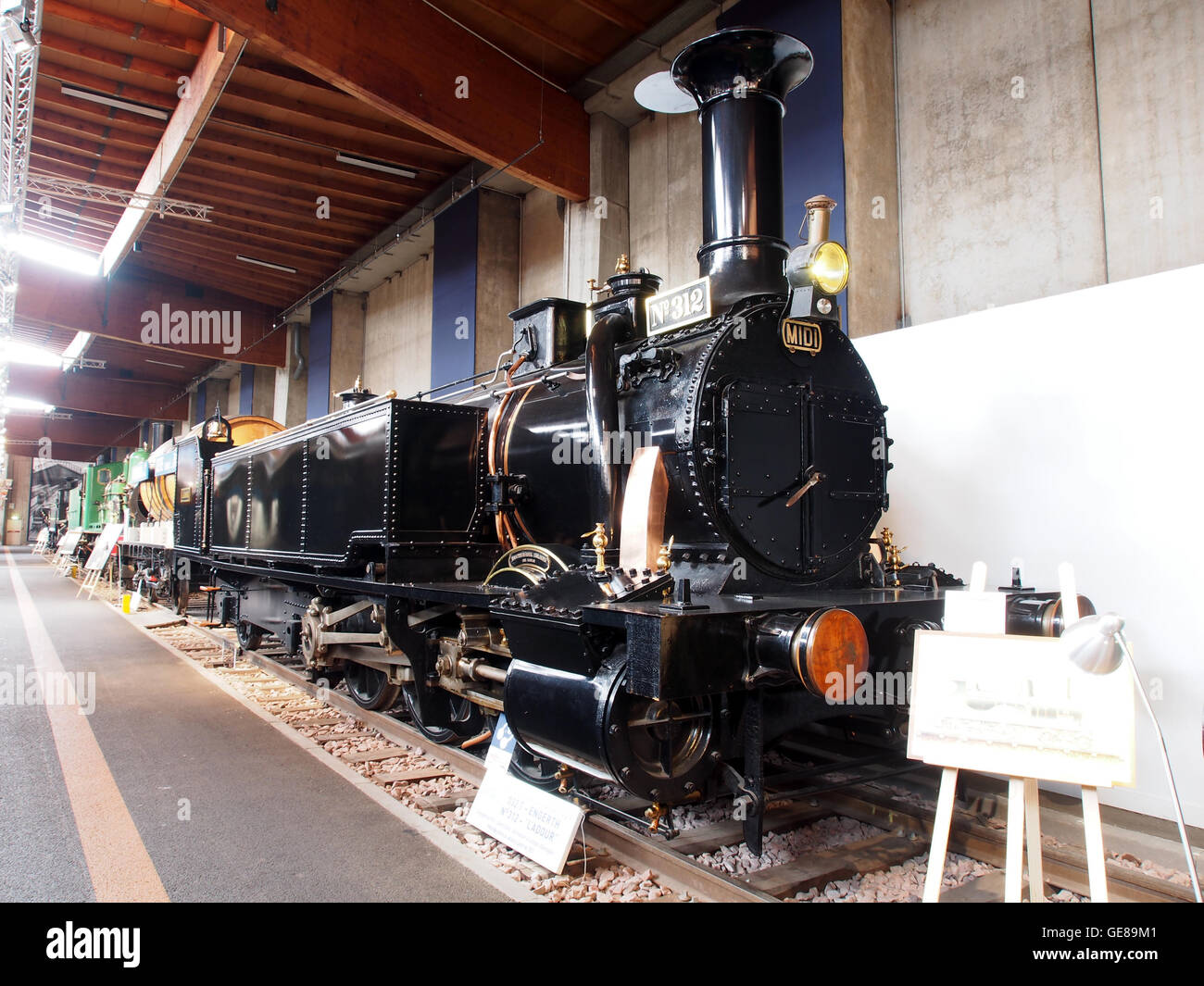 The 1856 032T-Engerth No312 Ladour is a steam locomotive built in the ...