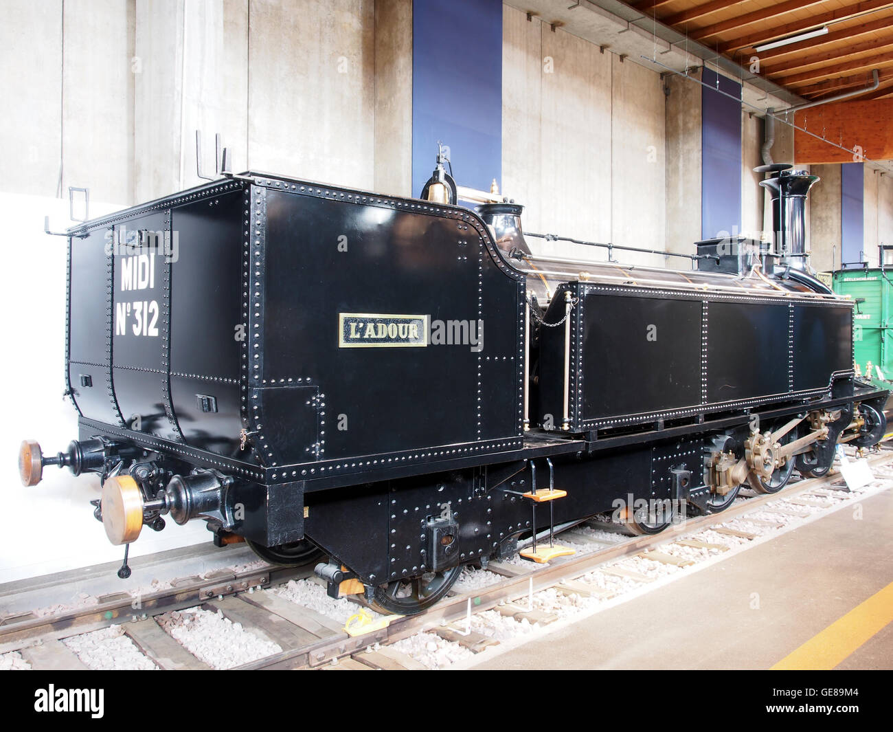 The 1856 032T-Engerth No312 is a historic steam locomotive built in the ...