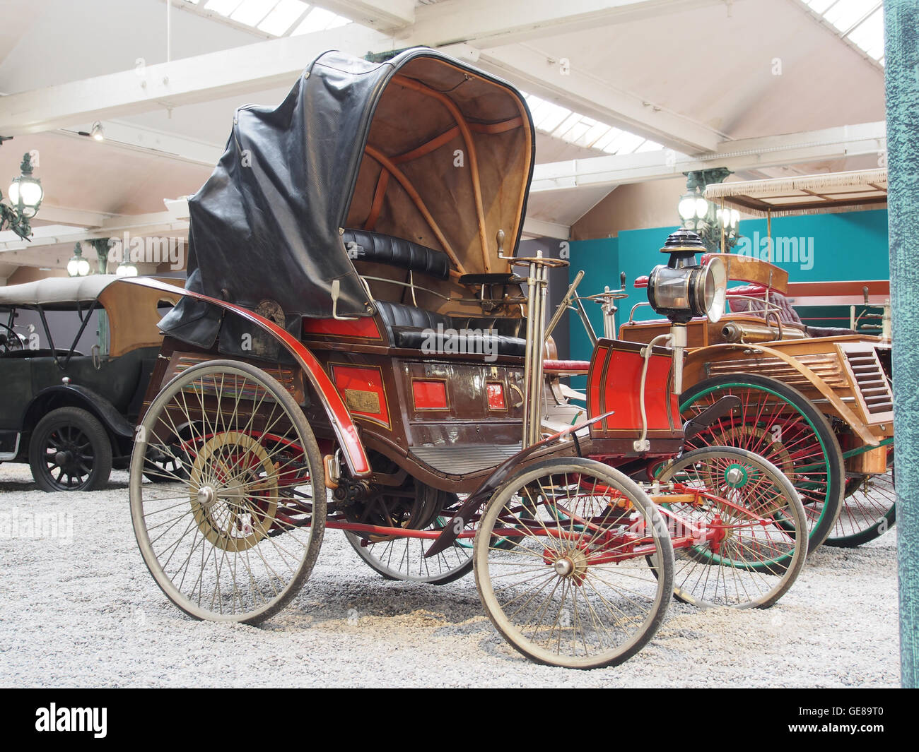 The 1896 Benz Phaeton Type Velo, with a 1.5hp 1050cc engine, is an ...