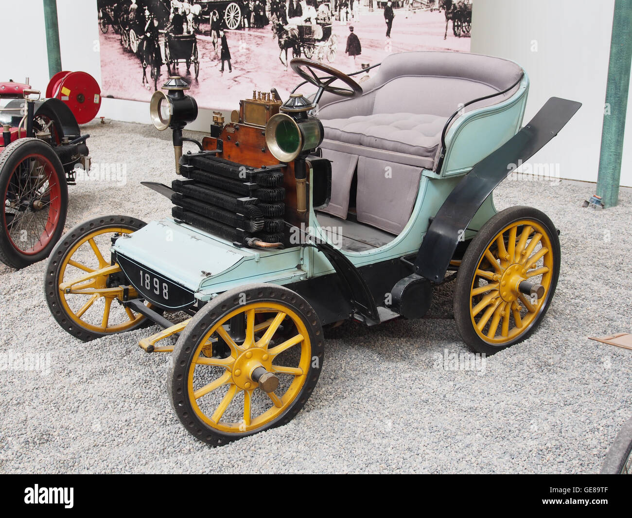 1897 Bardon Phaeton, a vintage French automobile with a 1898cc 5hp ...