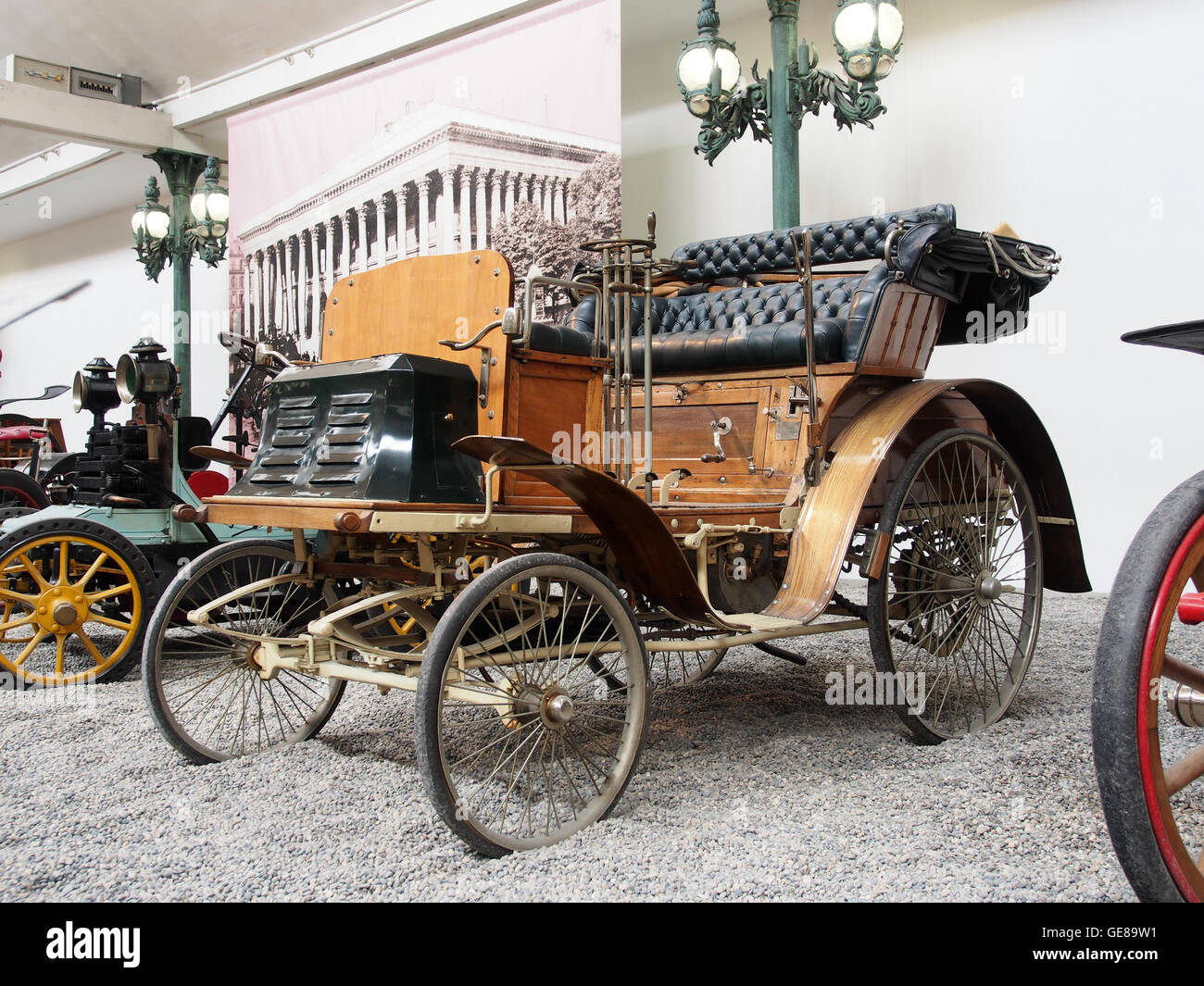 A 1897 Benz Vis-a-vis Type Ideal, a pioneering automobile with 3 ...