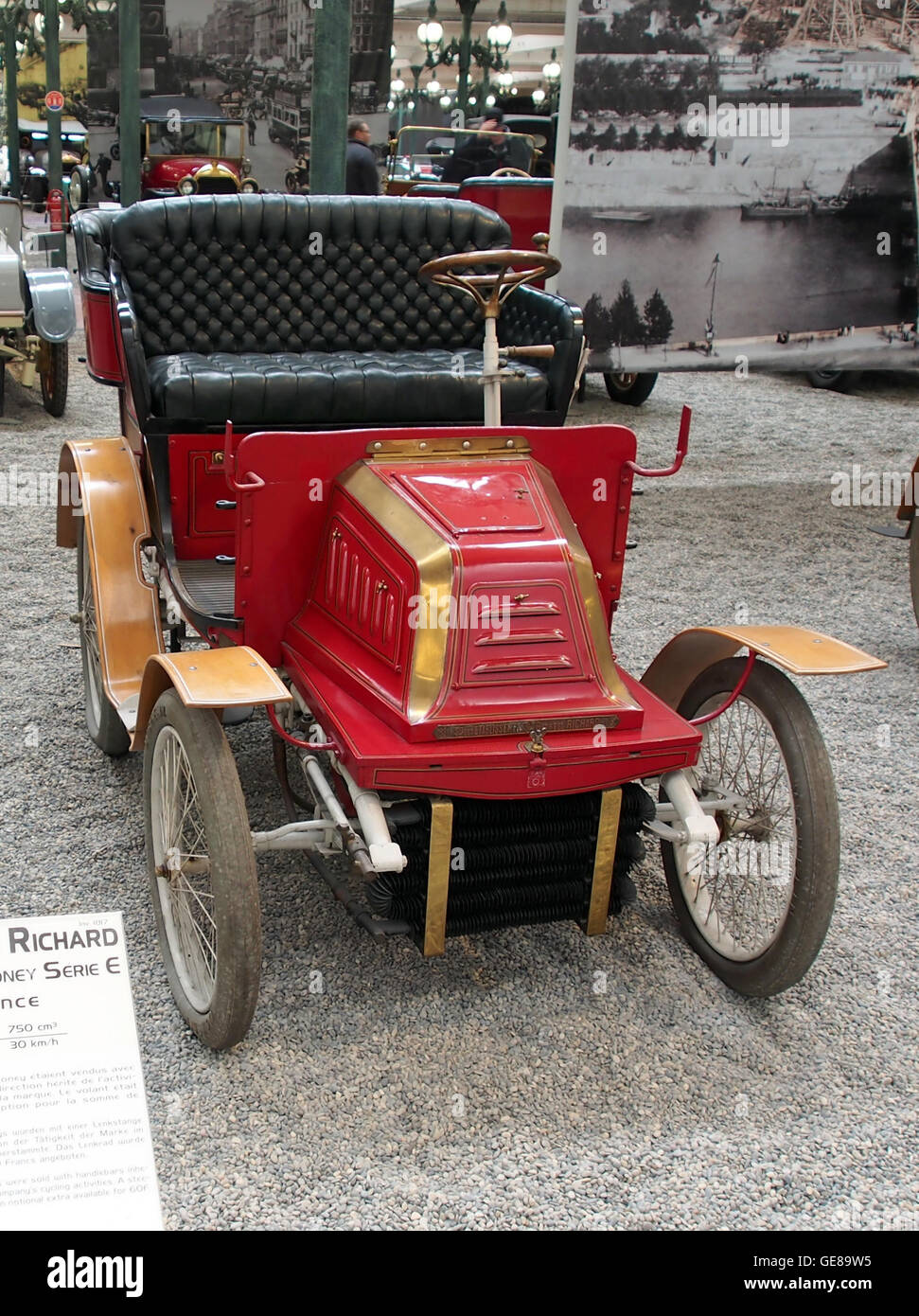 1897 Georges Richard Tonneau Poney Serie E, a vintage French automobile ...
