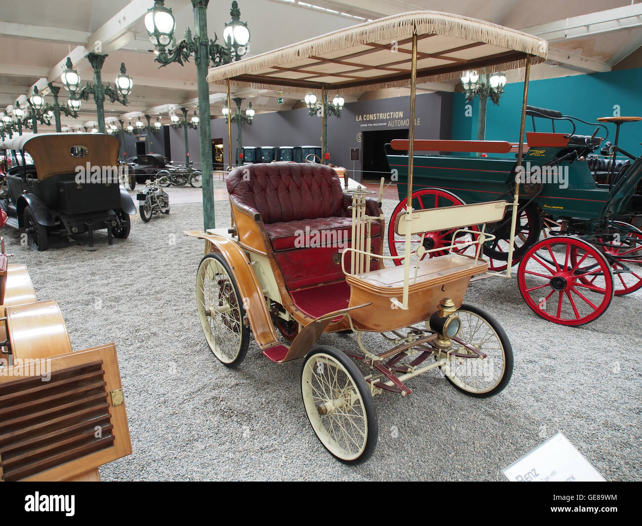 The 1898 Benz Vis-a-vis Type Velo, a pioneering automobile with a ...