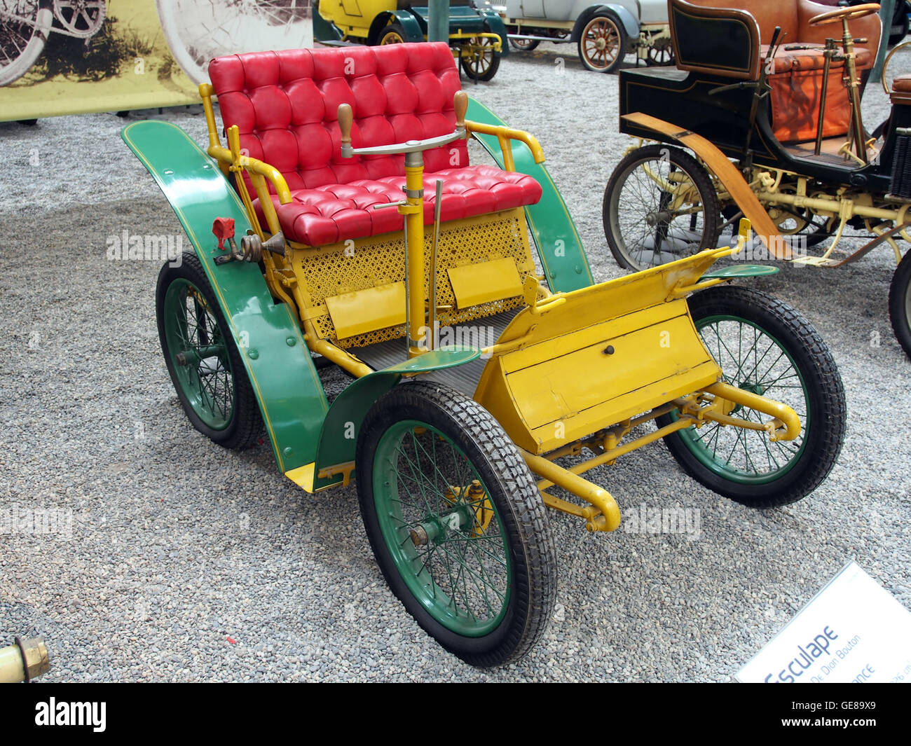 The 1898 Esculape is a vintage motorcycle equipped with a 2.5 ...