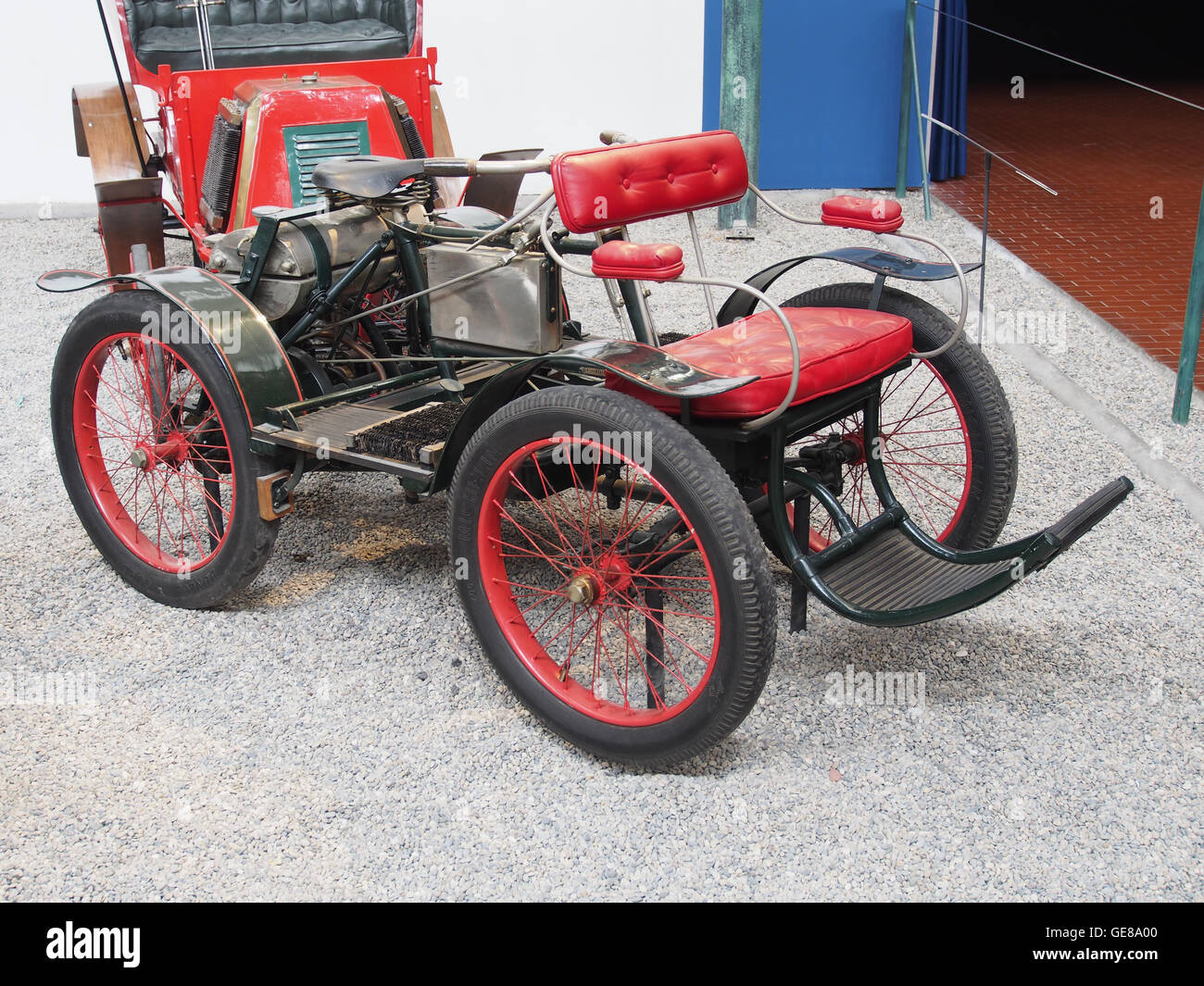 The 1901 Soncin Quadricycle is an early Italian vehicle powered by a 4. ...