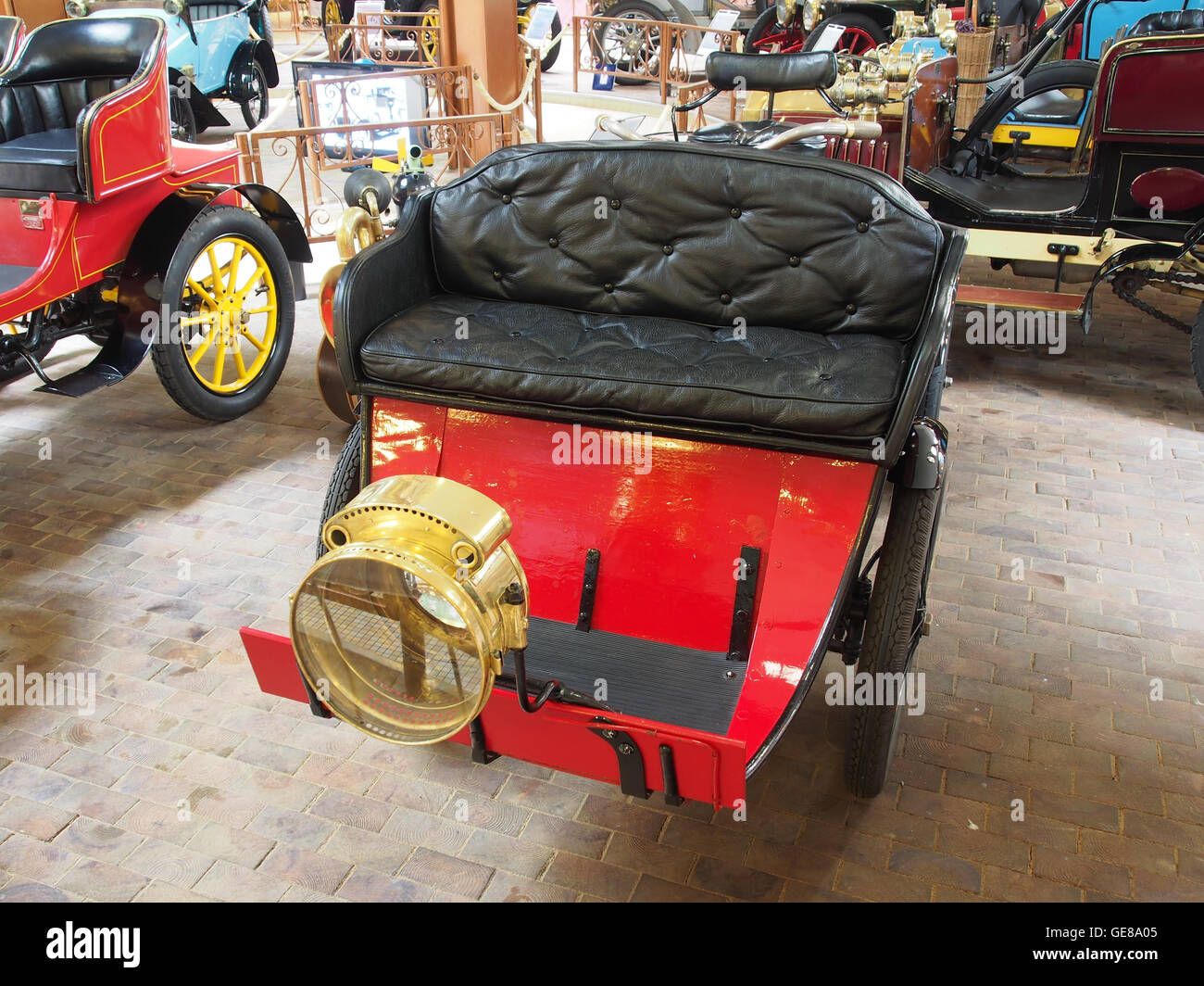 1902 Peugeot Quadricycle, an early French automobile, showcasing the ...