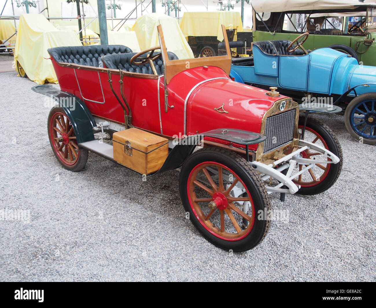 The 1910 Richard-Brasier Torpedo is a classic French car powered by a 2 ...