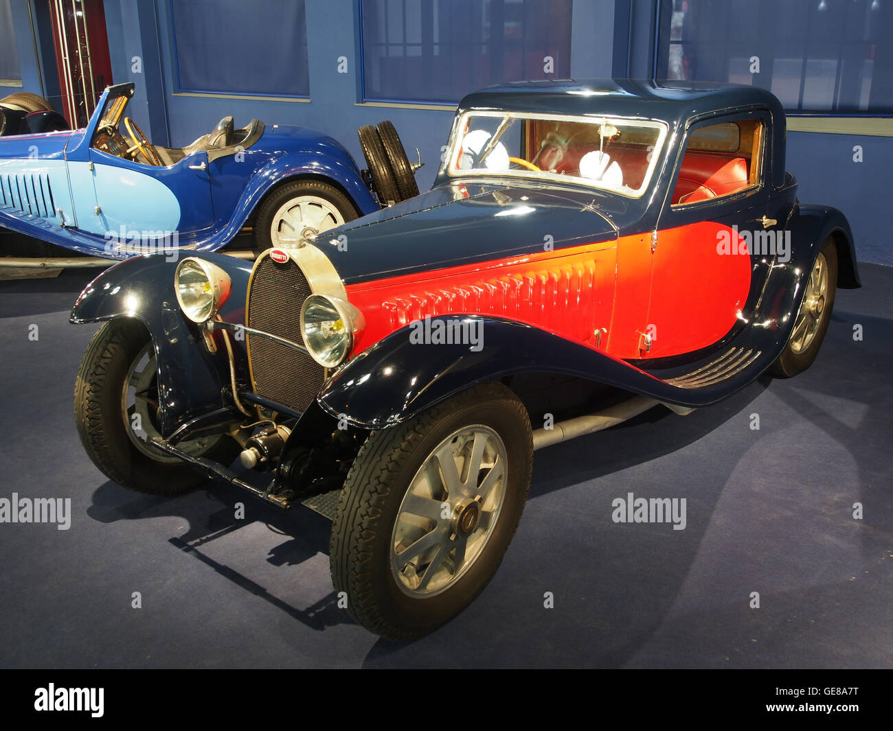 The 1932 Bugatti Coupe Type 55, featuring a 160 horsepower engine ...