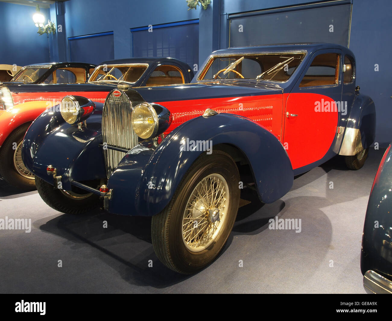 The 1936 Bugatti Coach Type 57 Ventoux, featuring an 8-cylinder engine ...