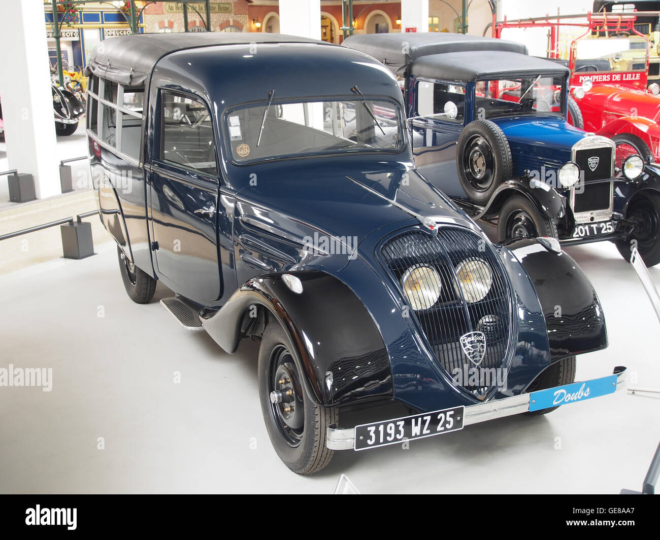 A 1937-1938 Peugeot SK3 Boulangère, an iconic French car designed with ...