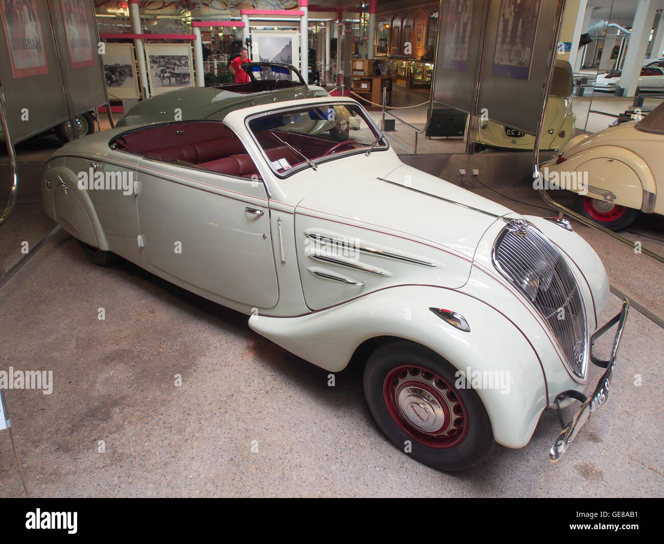 1937 Peugeot 402, a classic French car with a sleek design, featuring ...