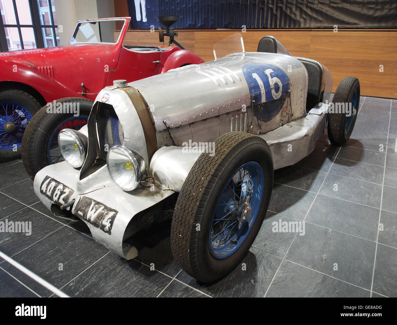The 1949 Lambert Biplace Course, a two-seater sports car from the post ...