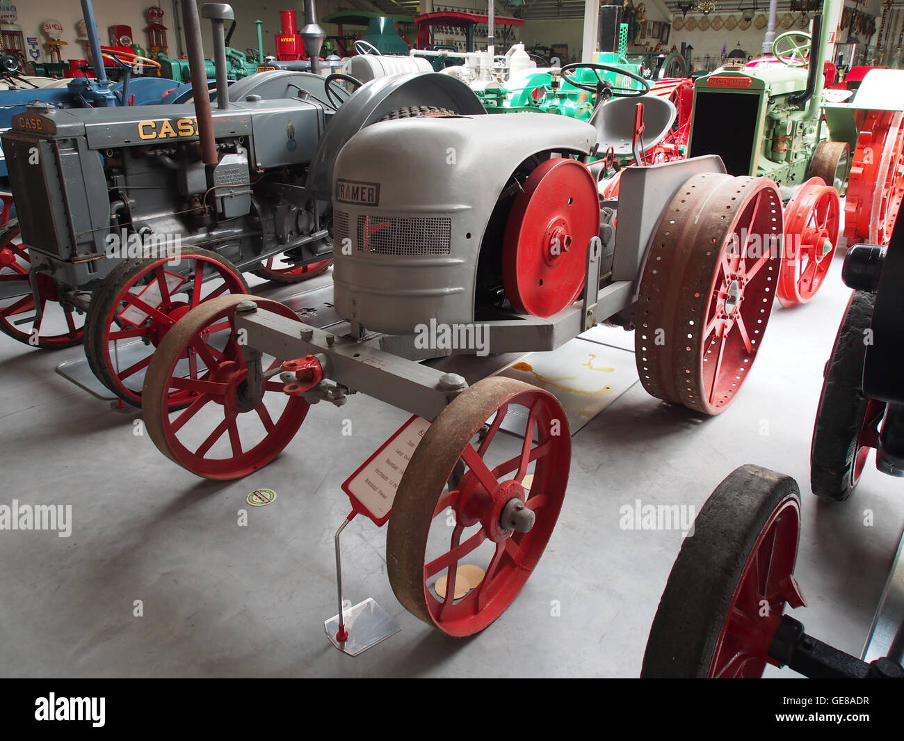 The 1950 Kramer K12V is a classic tractor known for its robust design ...