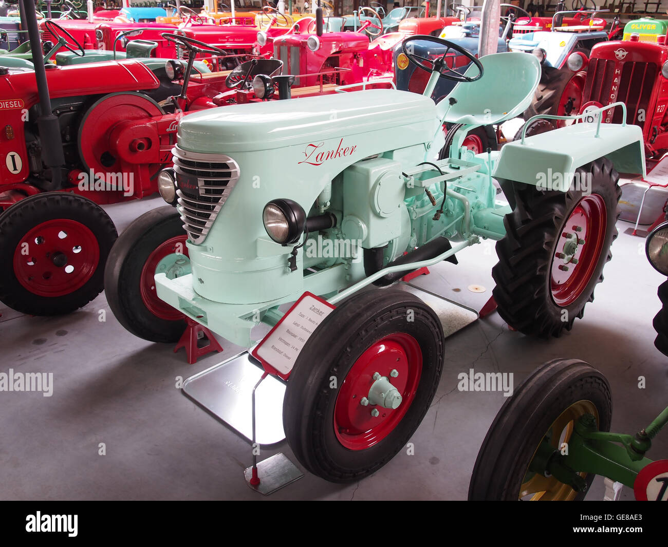 The 1950 Zanker Bautz A is a 14 horsepower vintage tractor, designed ...
