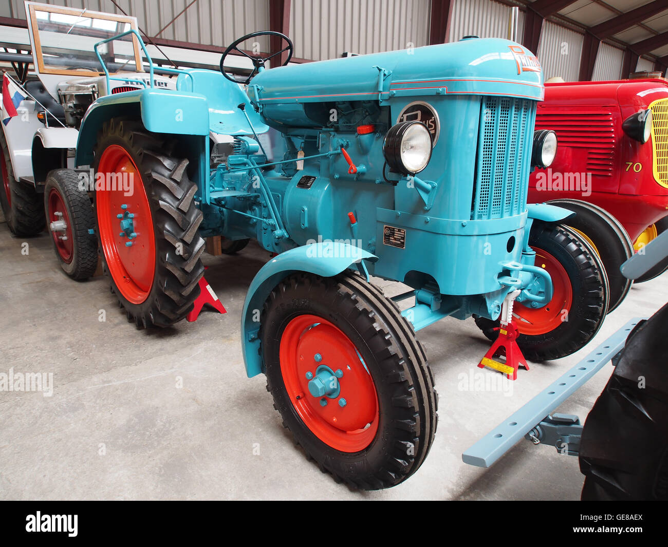 The 1954 Bautz PD120, a classic agricultural tractor housed at the ...