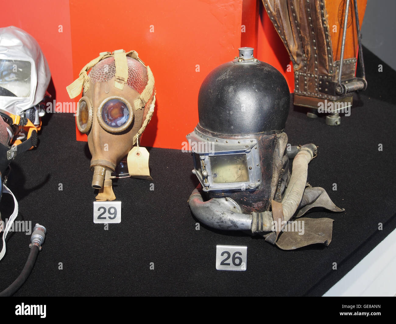 The breathing protection mask (26) and facepiece for gas mask (29) were ...