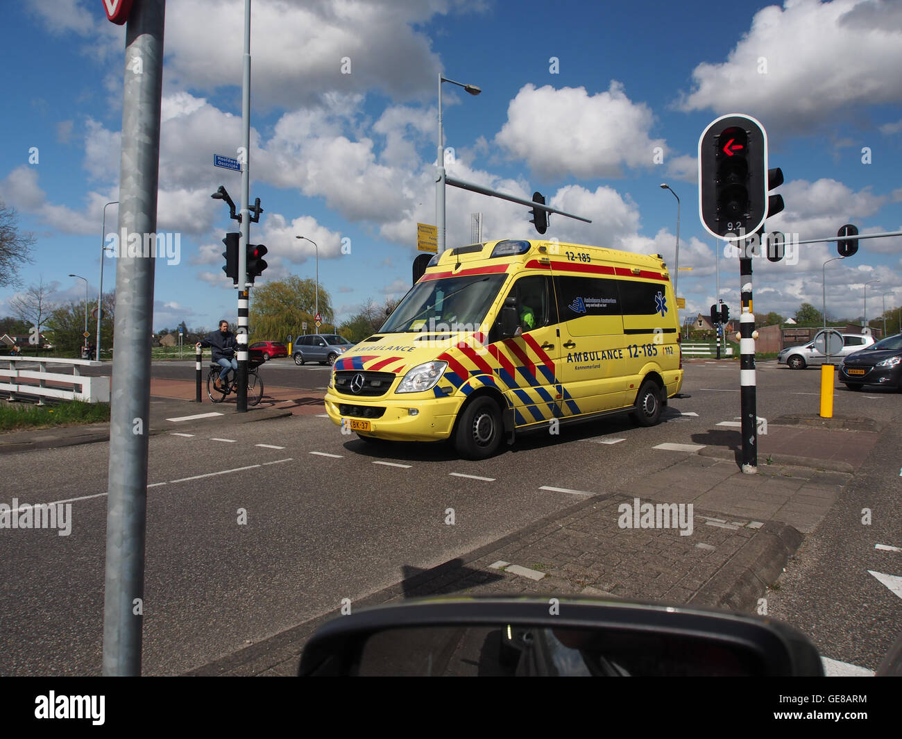 Ambulance unit 12-185 from the Kennemerland region is a vital emergency ...