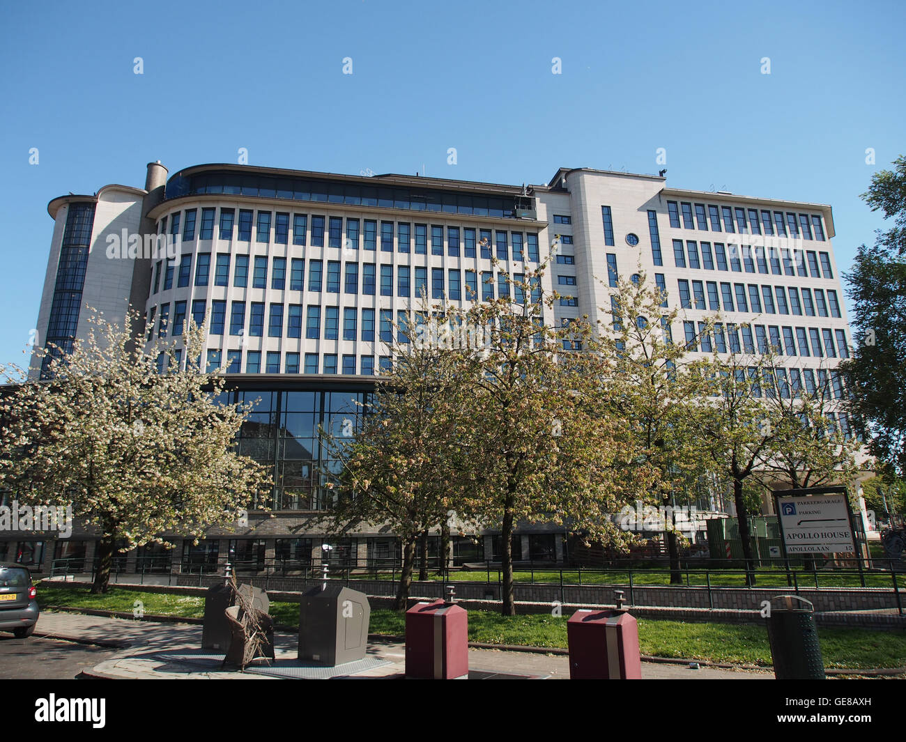 Apollo House, located at Apollolaan 15 in Amsterdam, is a striking ...