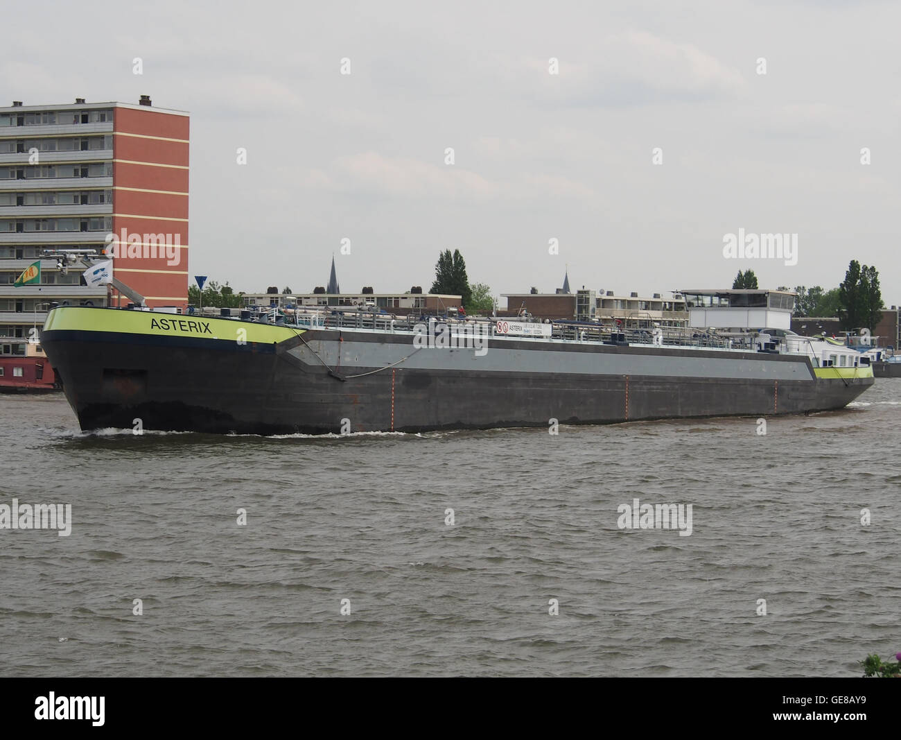 The Asterix, a modern vessel built in 2012 and registered under IMO ...