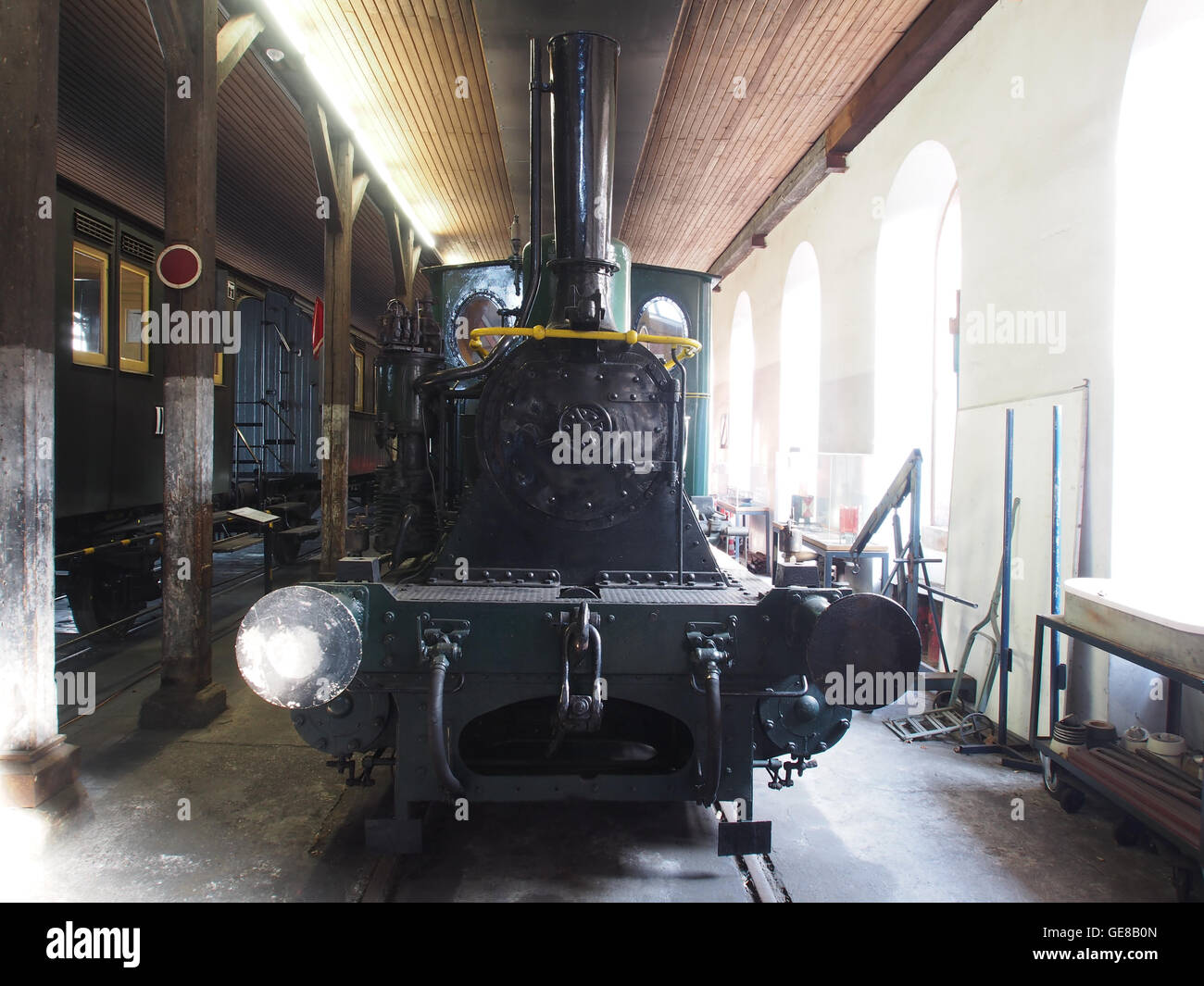 This photograph depicts the Bavarian D VI locomotive, built by Berg ...