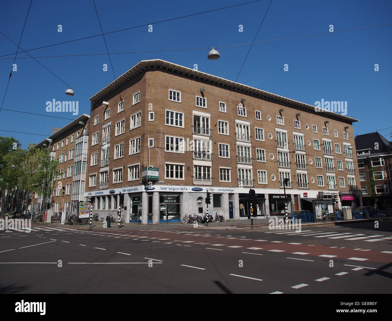 A photograph capturing Beethovenstraat, with buildings at numbers 84 to ...