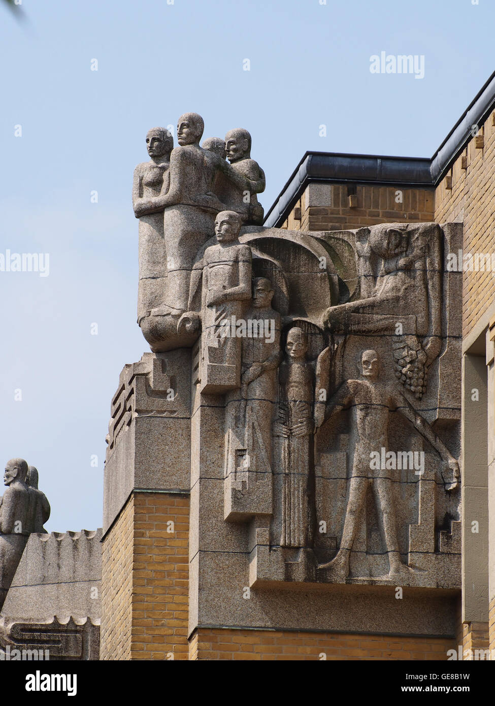 A photograph showcasing the Berlage Lyceum, an important educational ...
