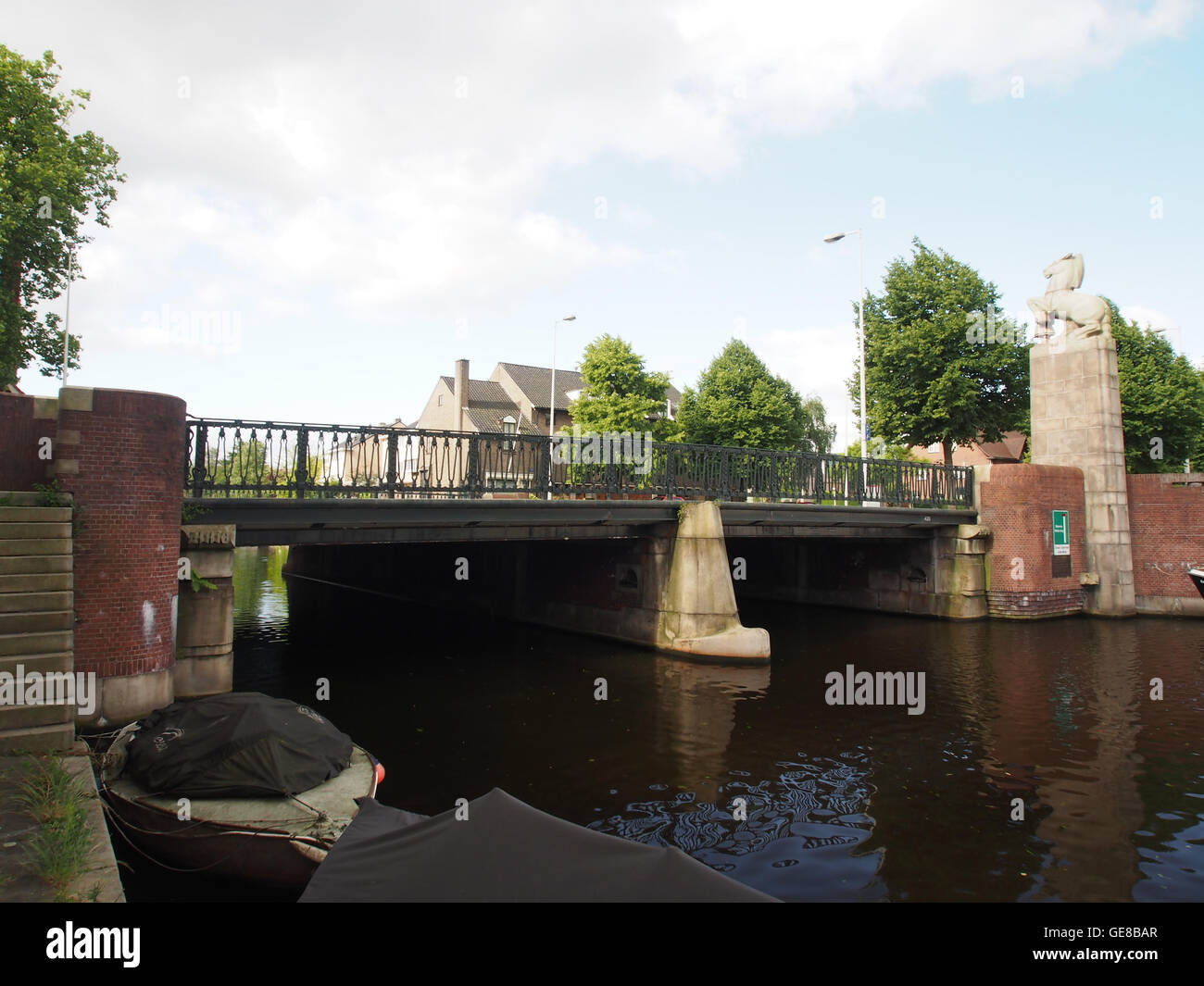 An image of the Kinderbrug (Children's Bridge) in Brug, featuring its ...