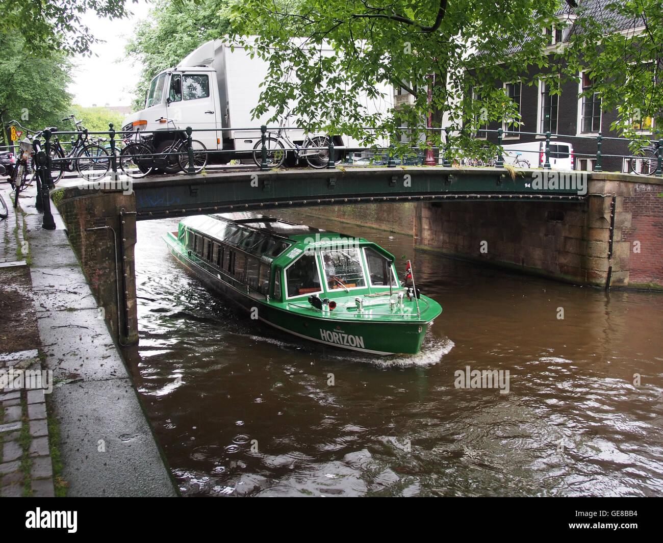 Typical bridge in amsterdams canal hi-res stock photography and images ...