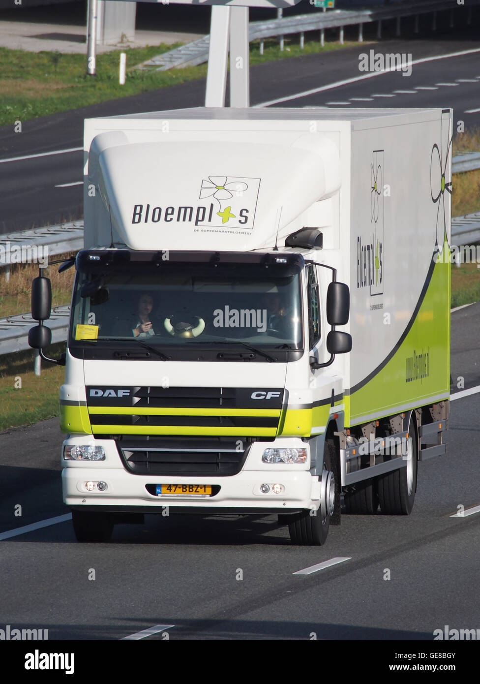 This image showcases a DAF CF truck, a vehicle known for its ...