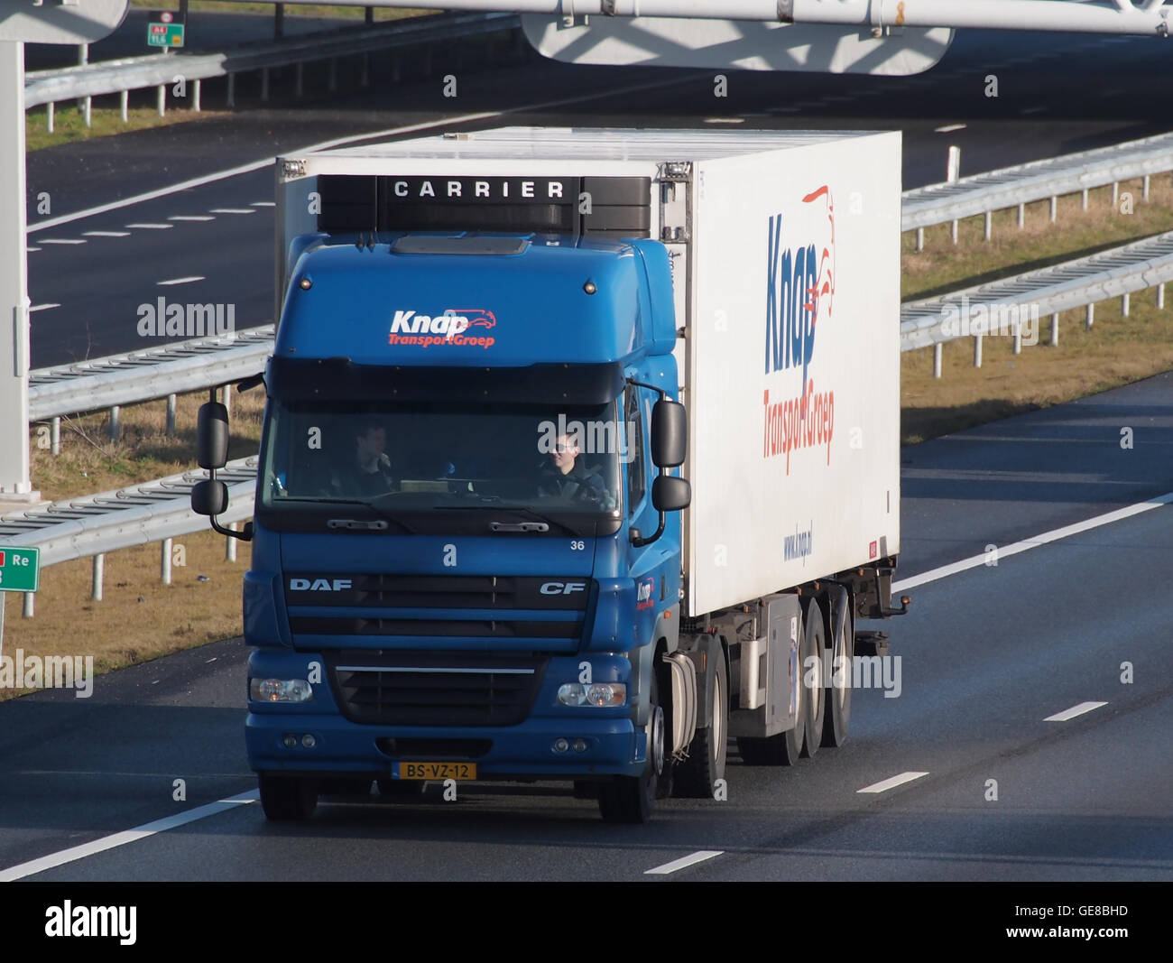 This image showcases a DAF CF truck from Knap TransportGroep, a ...