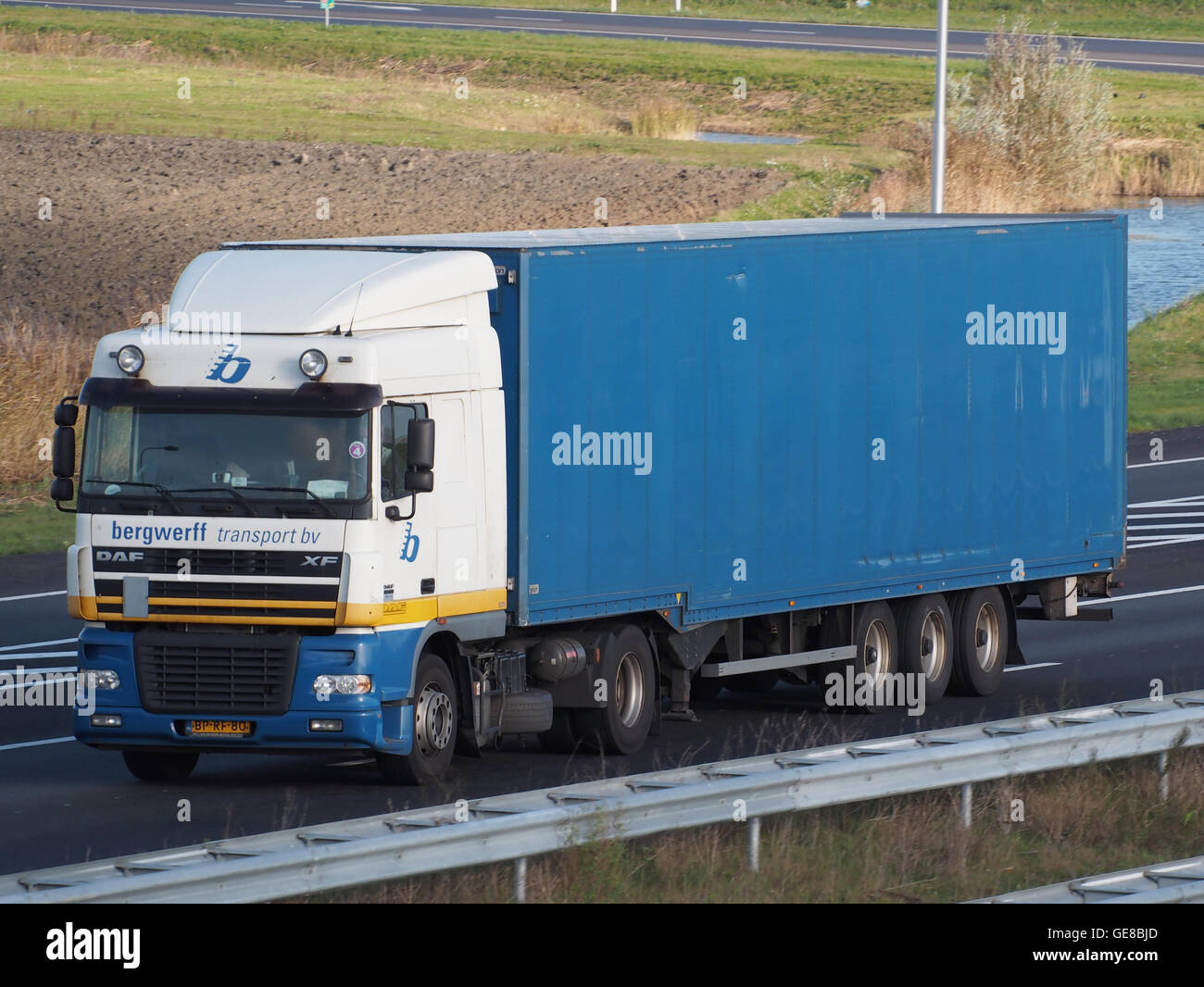 The DAF XF from Bergwerff Transport is a modern heavy-duty truck used ...