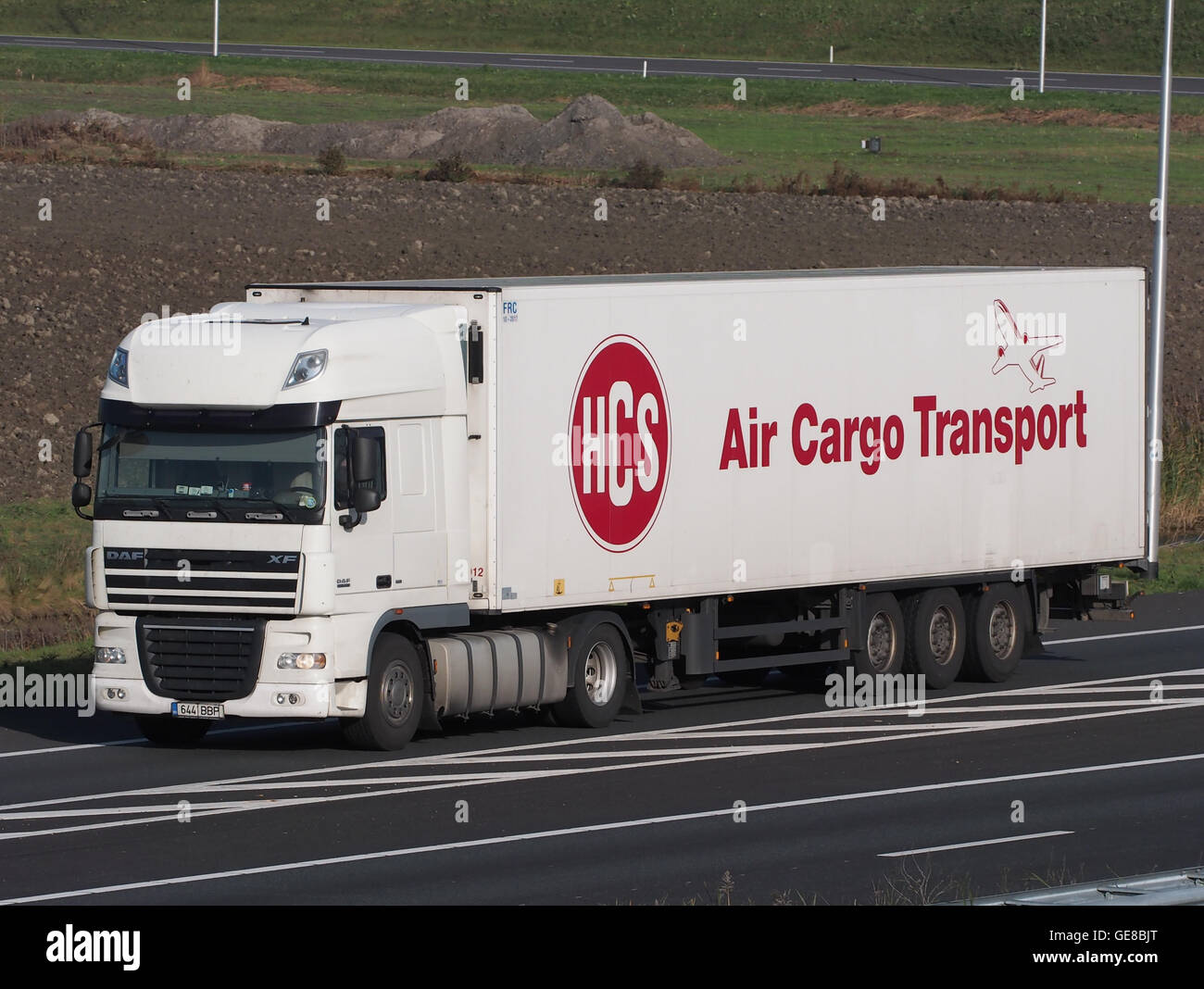 A DAF XF truck from HCS Air Cargo Transport, captured in this image ...