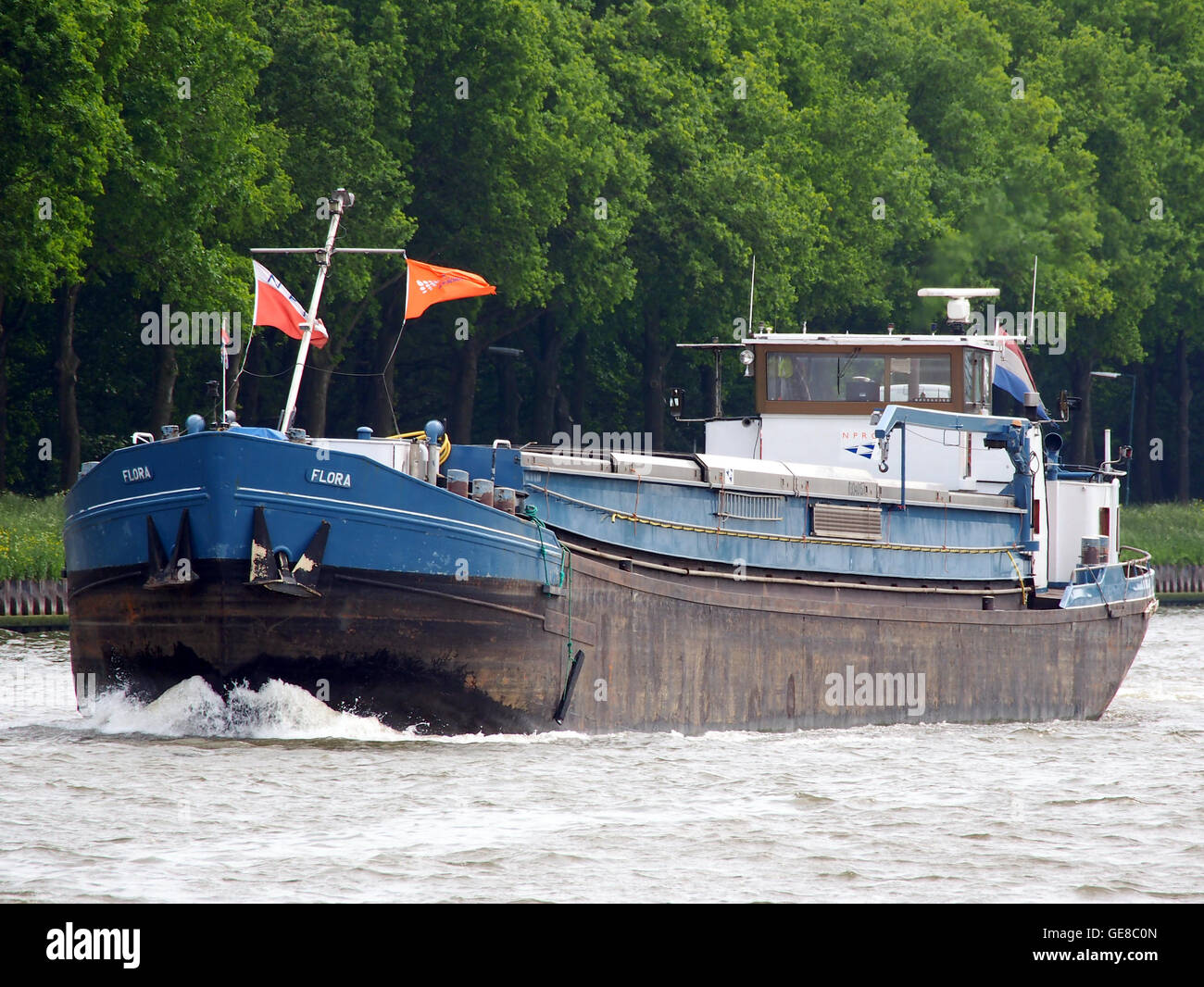 The image shows the Flora, a vessel with registration ENI 03340157 ...