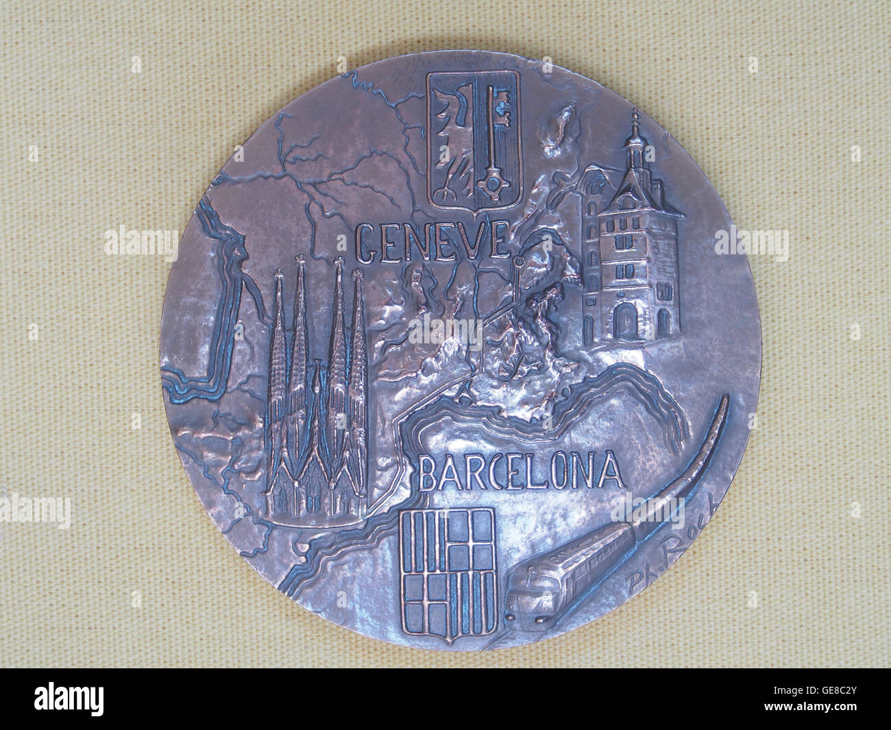 The Geneve-Barcelona coin is a historical artifact from the medieval ...