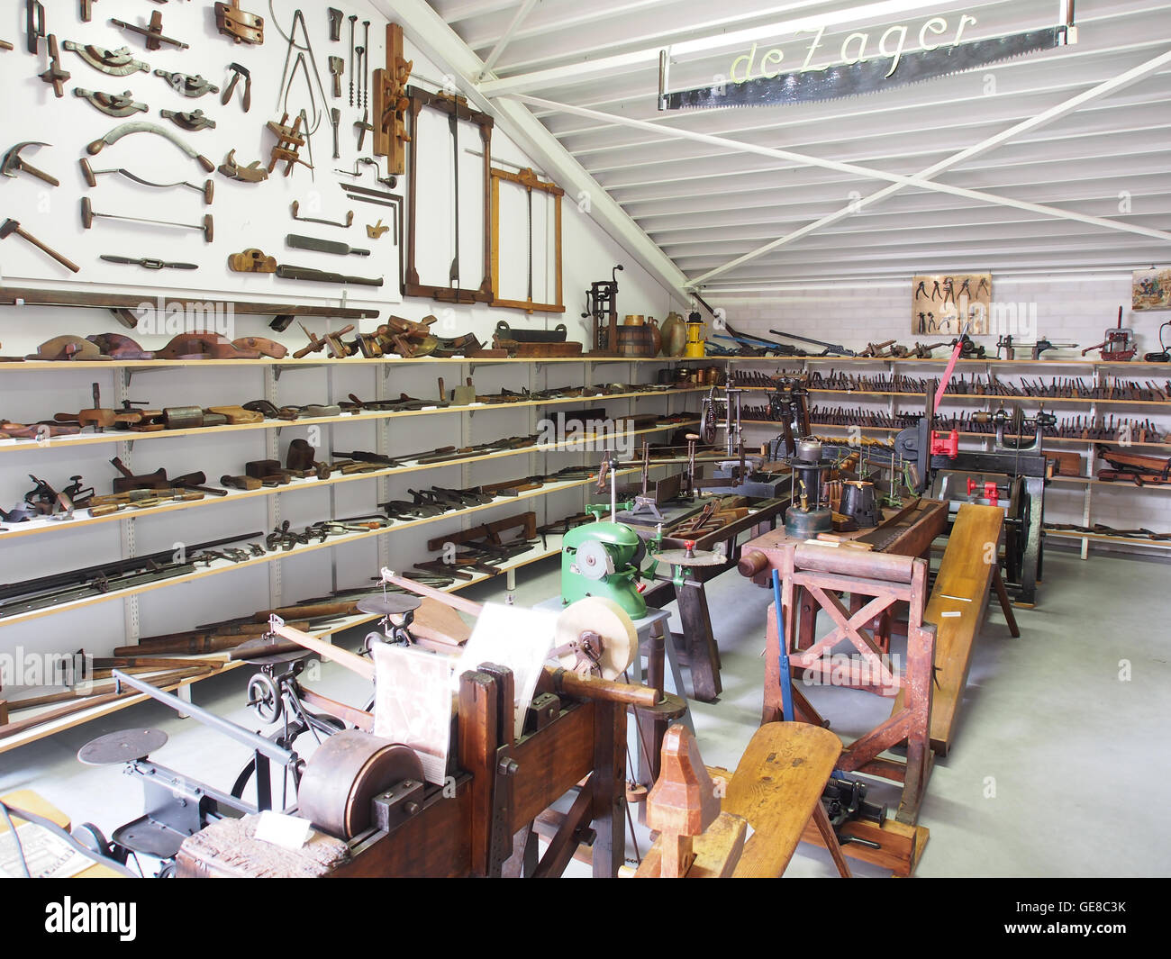 This image showcases tools on display at the Museum for Nostalgia and ...