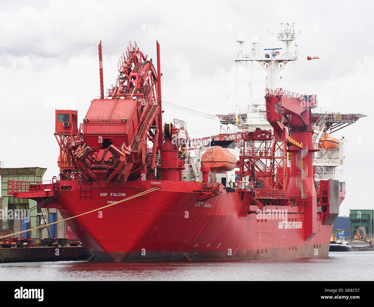 The GSP Falcon is a versatile offshore support vessel built in 1976 ...