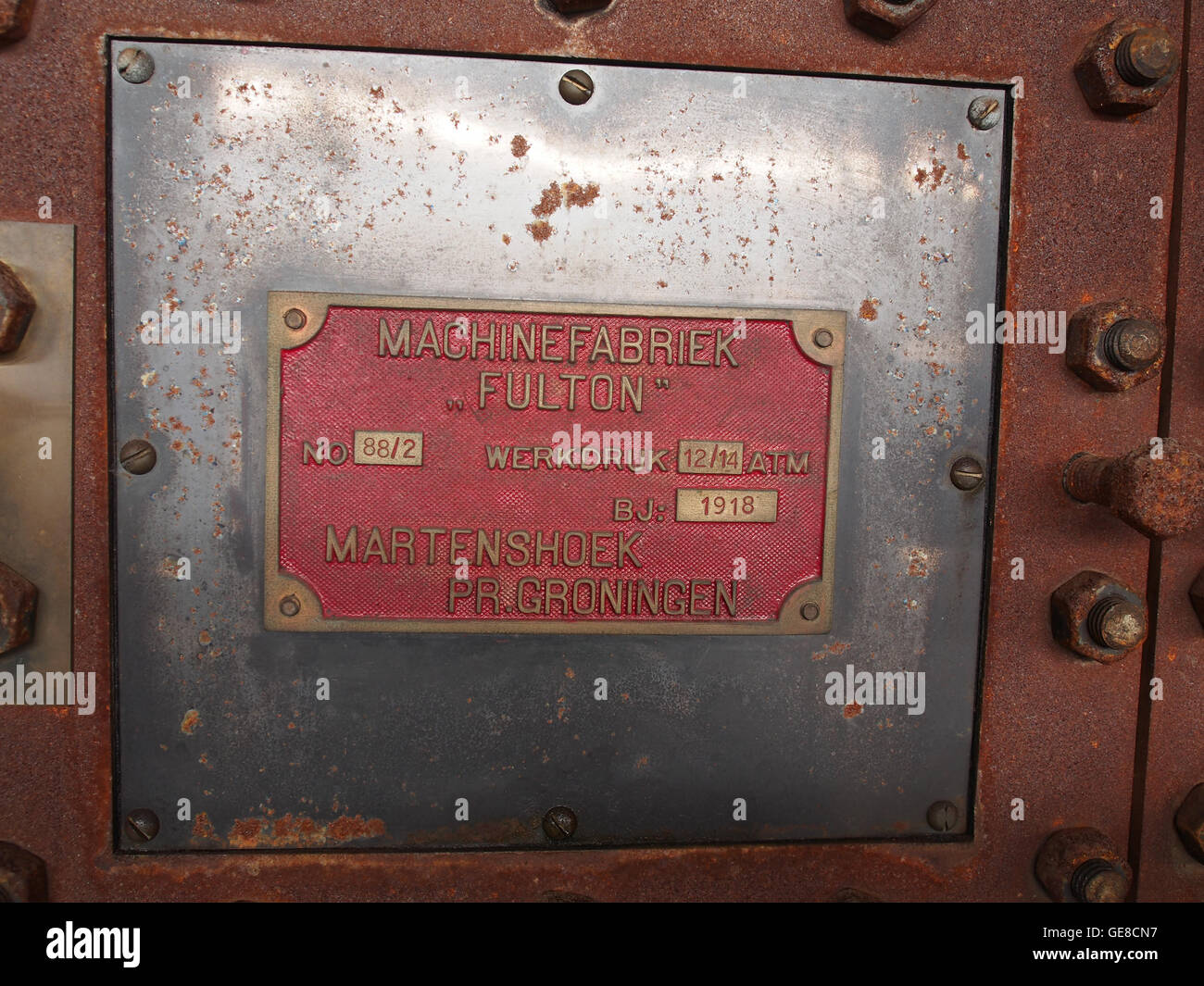 This photograph of a Fulton motor from Machinefabriek illustrates the ...