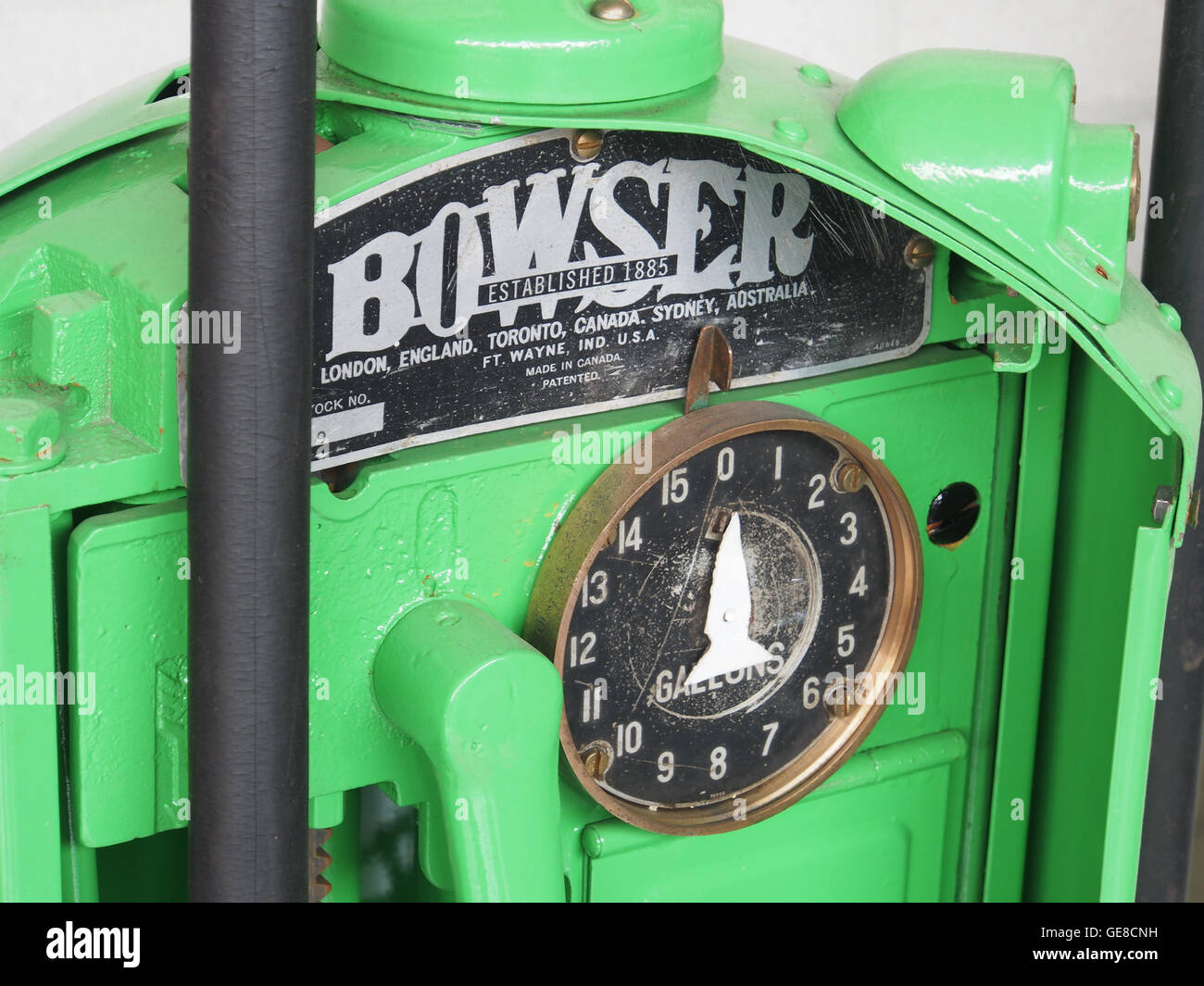 The Magnolia Gasoline Bowser represents a vintage petrol pump from the ...