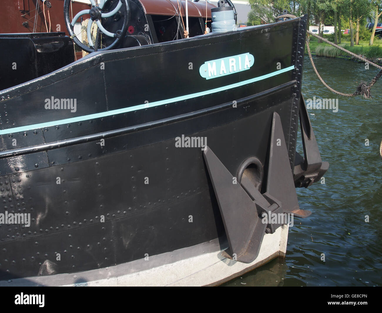 The Maria, a ship built in 1927, is shown docked at the Port of ...