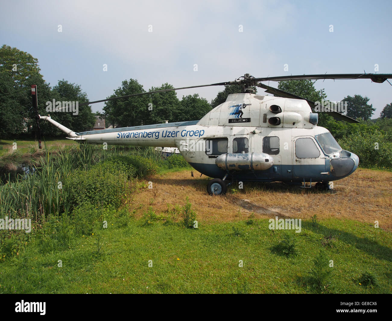 The Mil Mi-2, a Soviet-designed utility helicopter, is shown here with ...
