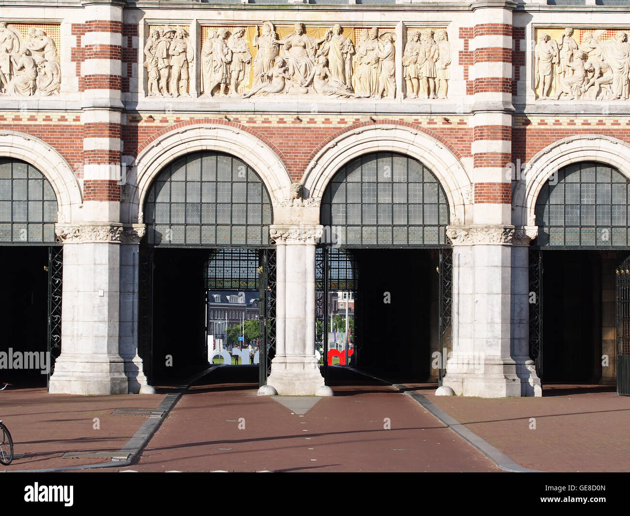 This photograph captures a view of *Museumstraat* from the *Museumbrug ...