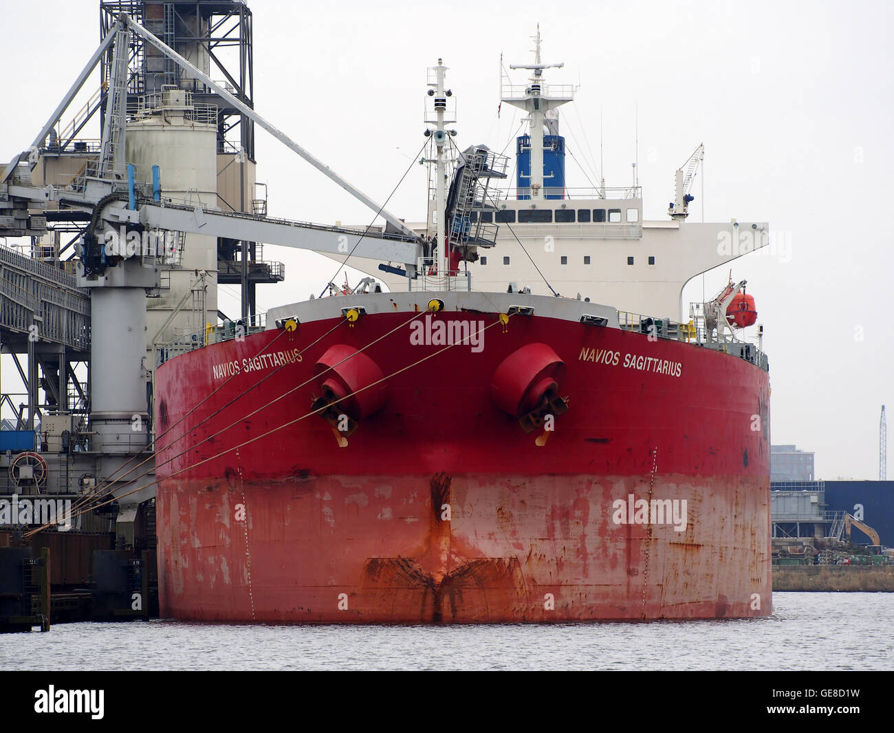 The Navios Sagittarius is a large cargo ship built in 2006, registered ...