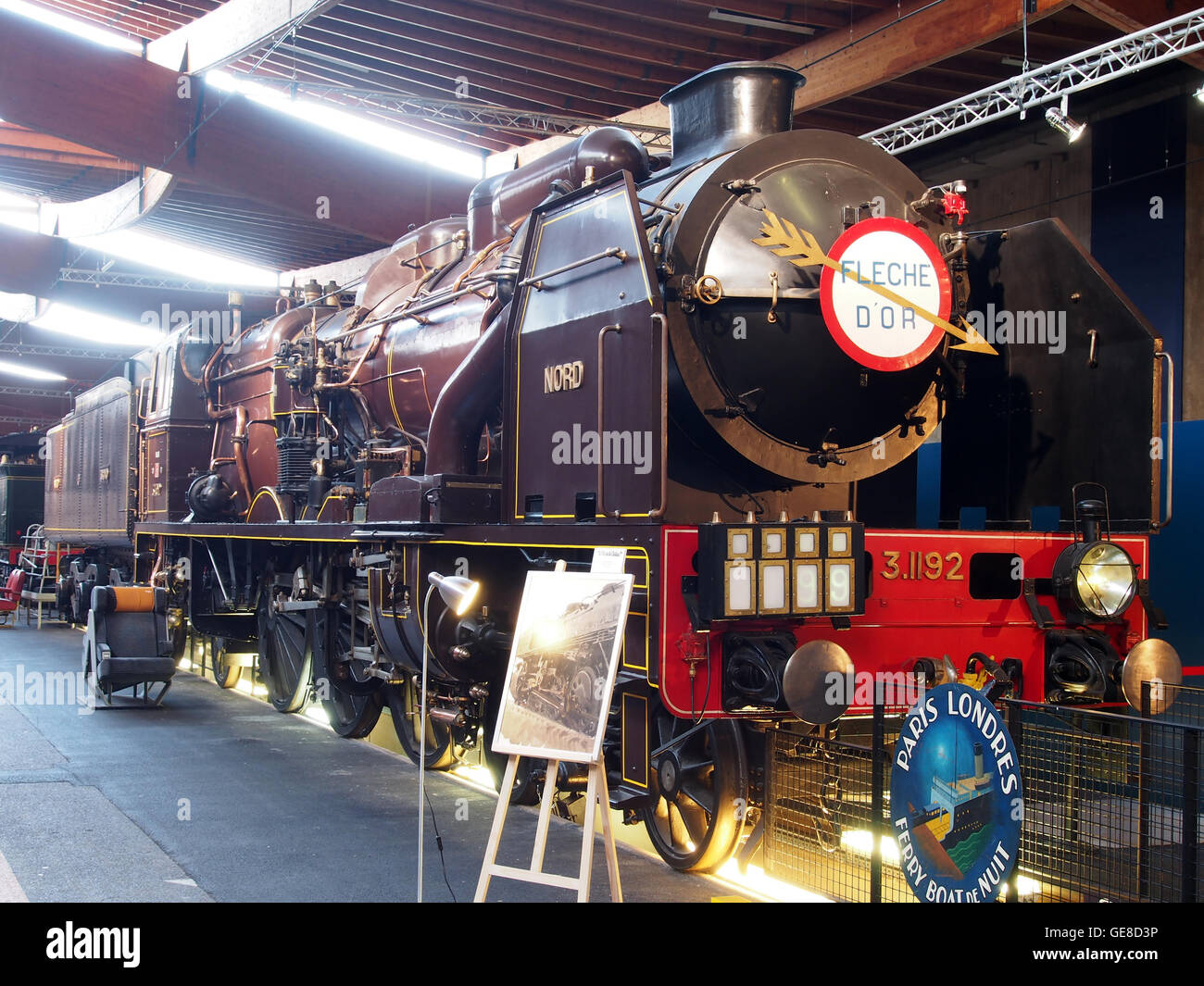 The Nord Chapelon 4-6-2 locomotive No31192, built in 1936 by Blanc ...